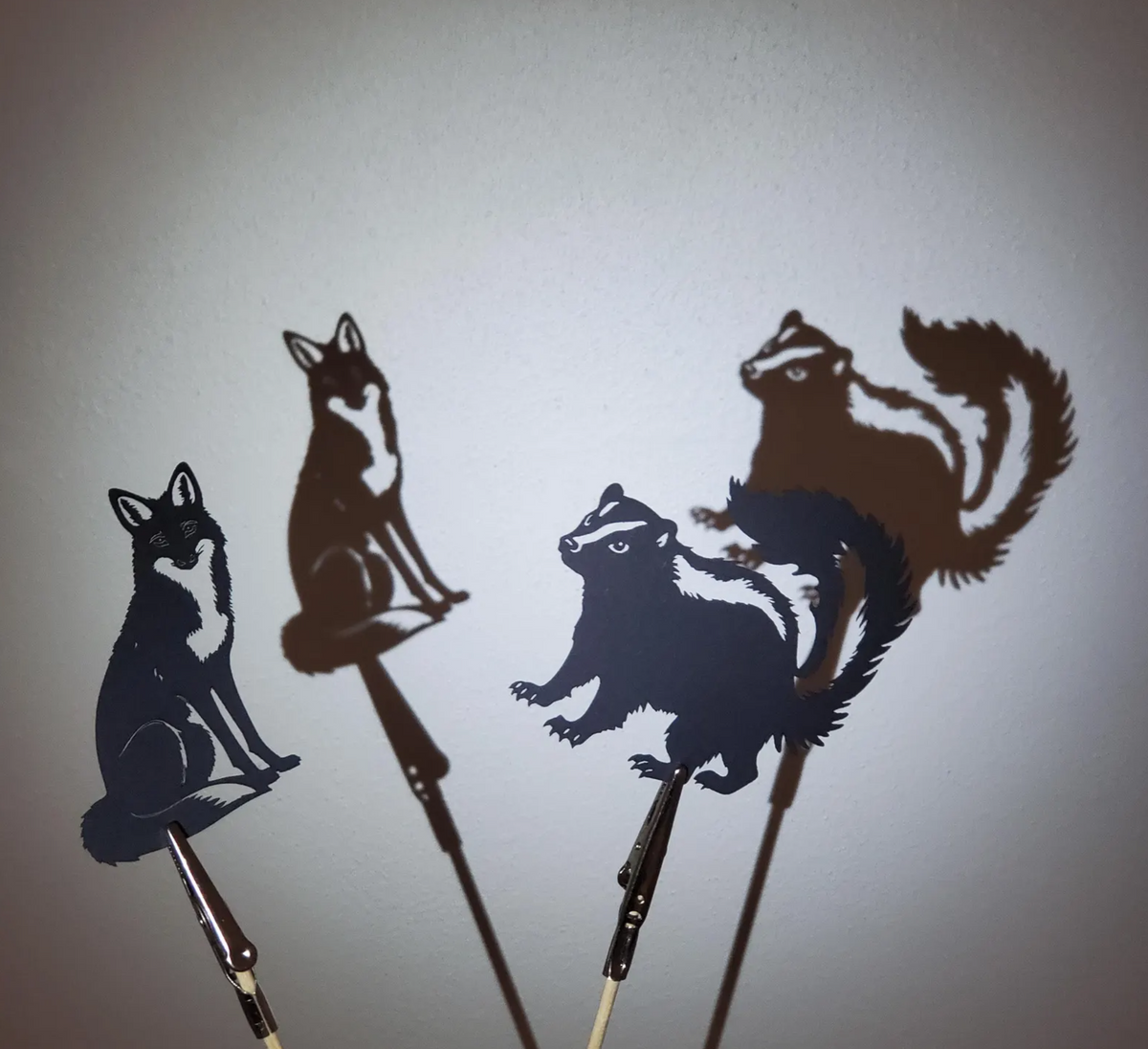 Woodland Animal Shadow Puppets – Wildflower Toys
