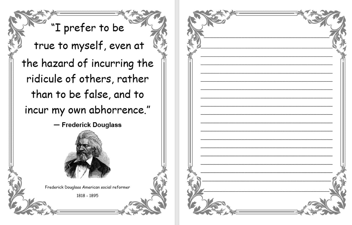 Copywork Quotes from Influential Americans Words of Wisdom from USA Hi ...