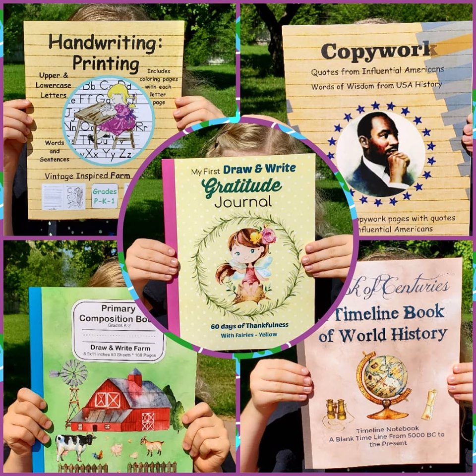 Copywork and Homeschool Workbooks – Wildflower Toys