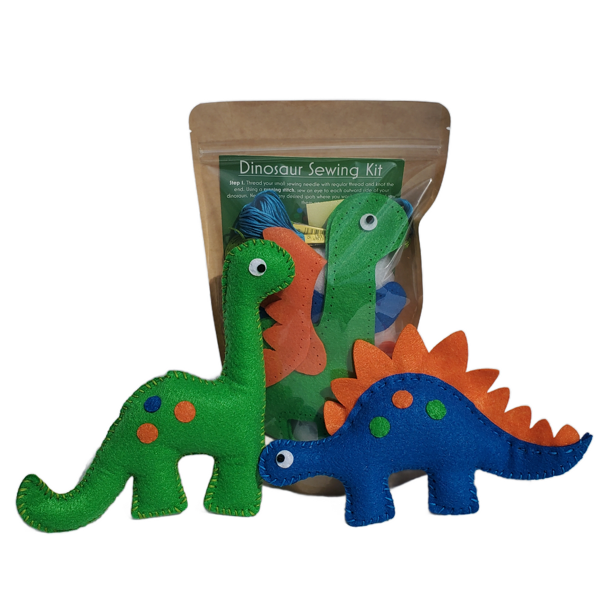 Dinosaur Sewing Kit Felt Craft Kit for Kids – Wildflower Toys