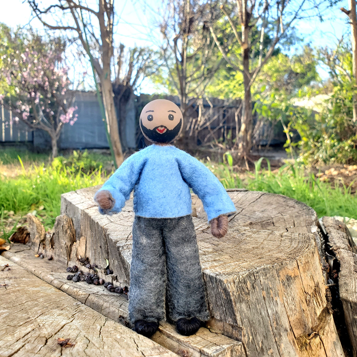Custom Dollhouse Family Doll- Father Choose hair/skin tone – Wildflower ...