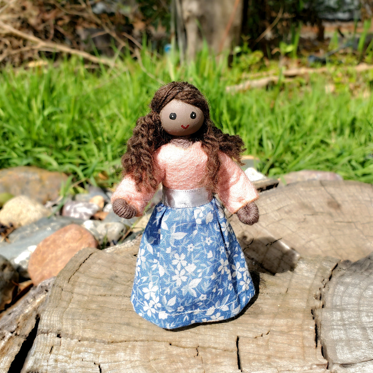 Dollhouse Family Doll - 1:12 Scale Daughter Choose hair/skin tone ...