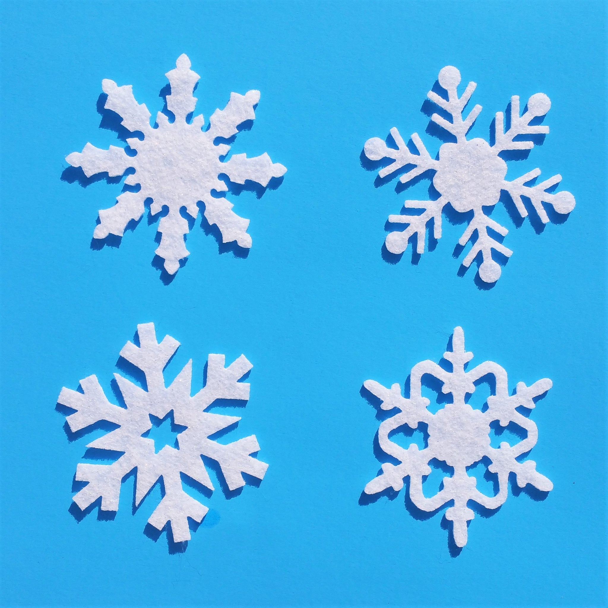 felt snowflake pattern