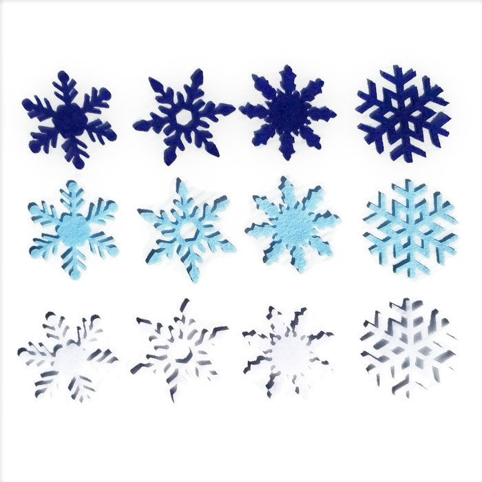 felt snowflake pattern