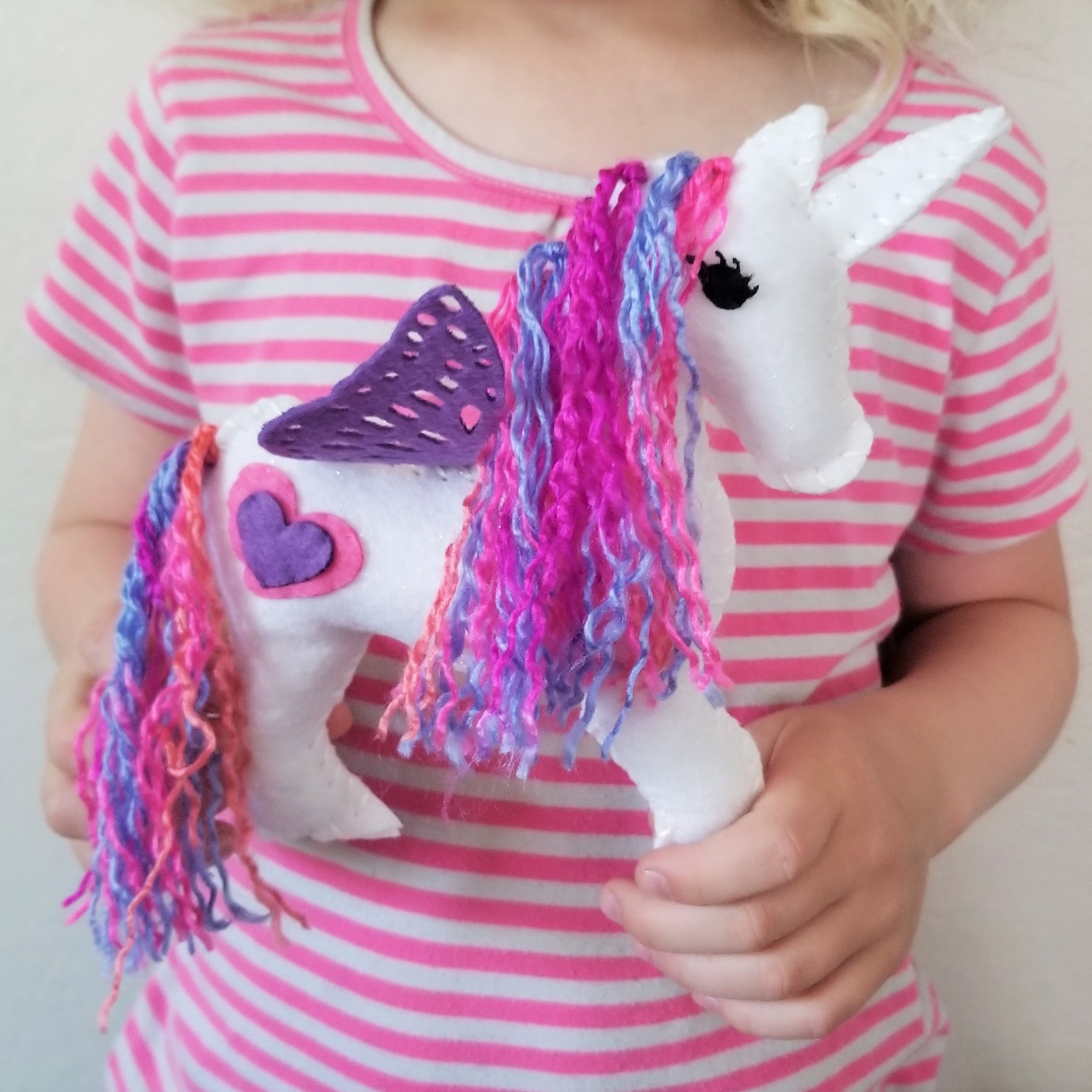 felt unicorn sewing pattern