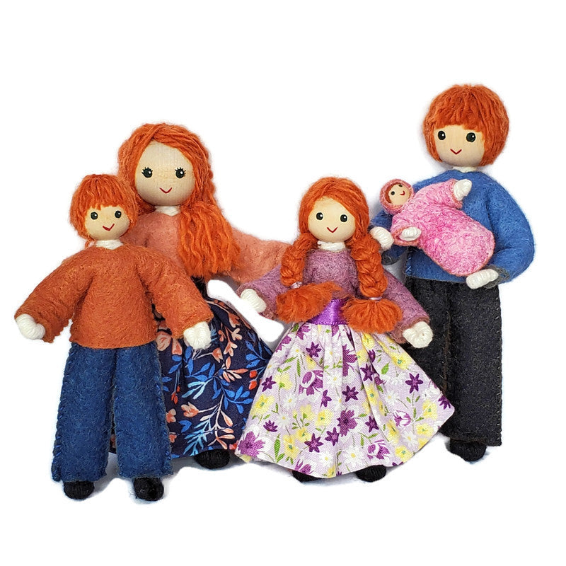 Dollhouse Family Dolls Red Hair – Wildflower Toys