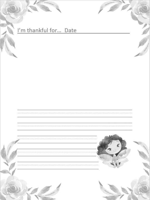 My First Draw and Write Gratitude Journal Yellow Fairy Design ...