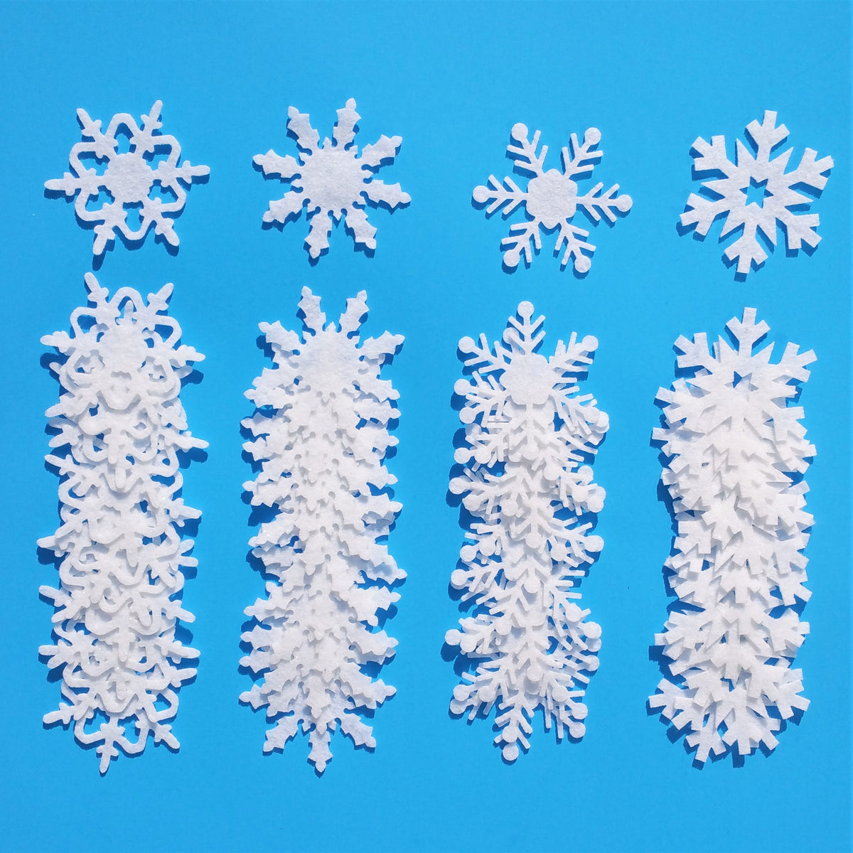 Felt Snowflake Shapes – Wildflower Toys